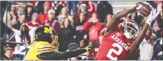 Razorbacks lose season finale, Border War game to Missouri - Sequoyah ...