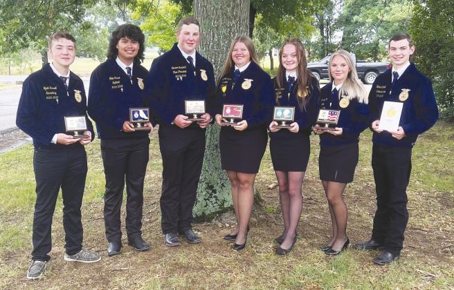 Roland FFA Officer Team for 2022-23 - Sequoyah County Times