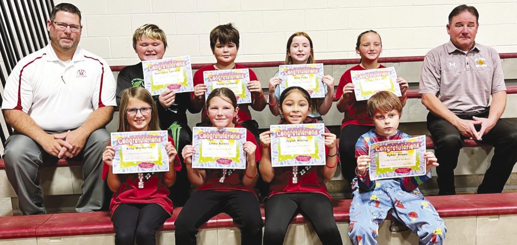 Muldrow Elementary October Star Students - Sequoyah County Times