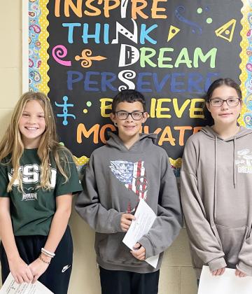 Students of the Month - Sequoyah County Times