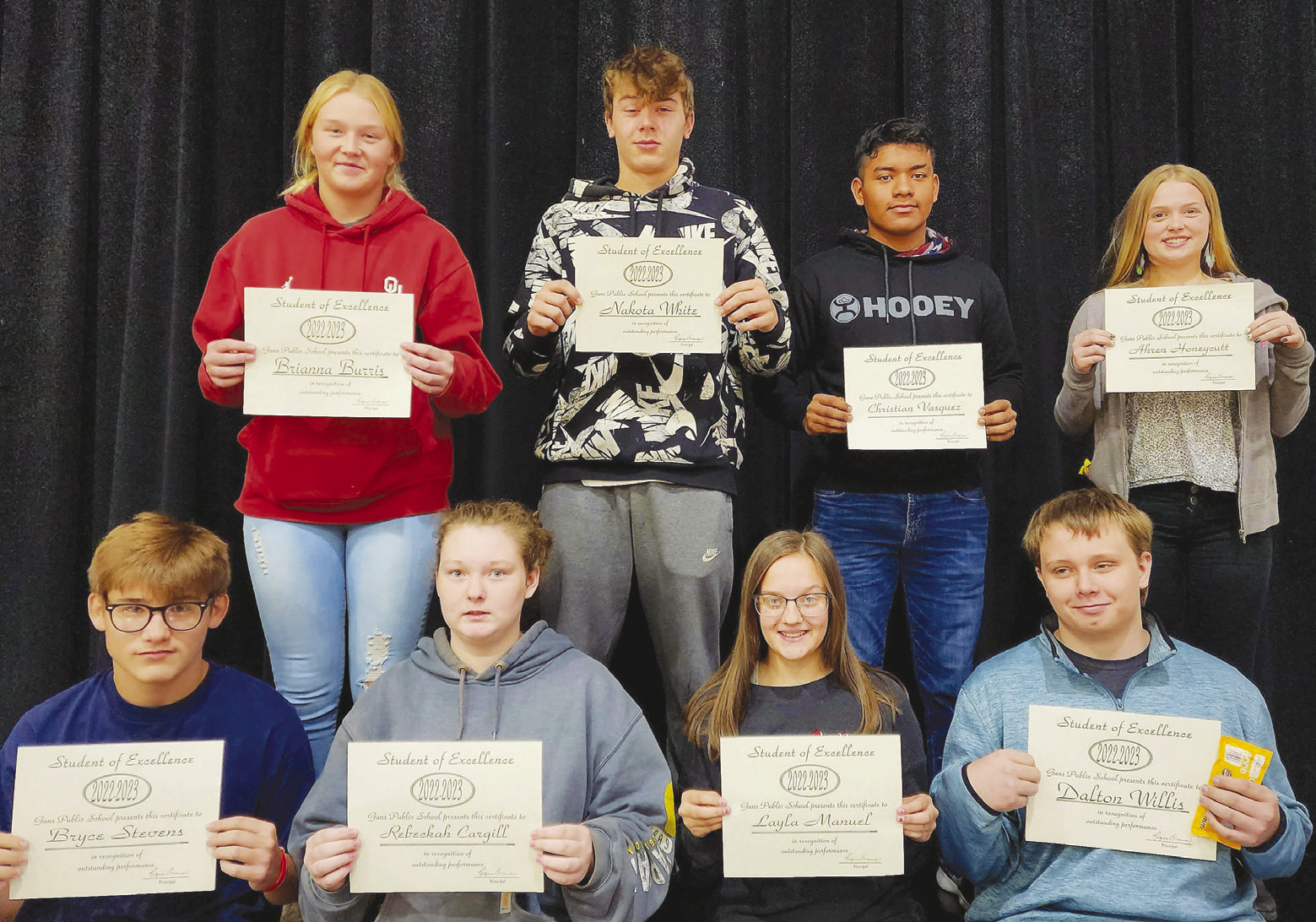 Students of Excellence - Sequoyah County Times