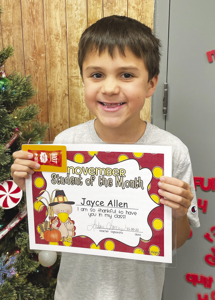 Allen, Member of the Month - Sequoyah County Times