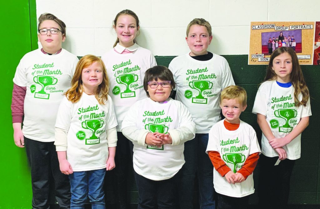 Gore Elementary December Students of the Month - Sequoyah County Times