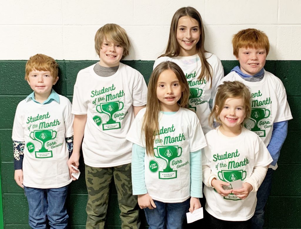 Gore January Students of the Month - Sequoyah County Times