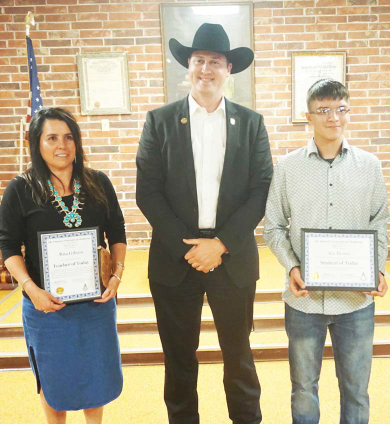 Marble City teacher, student honored - Sequoyah County Times
