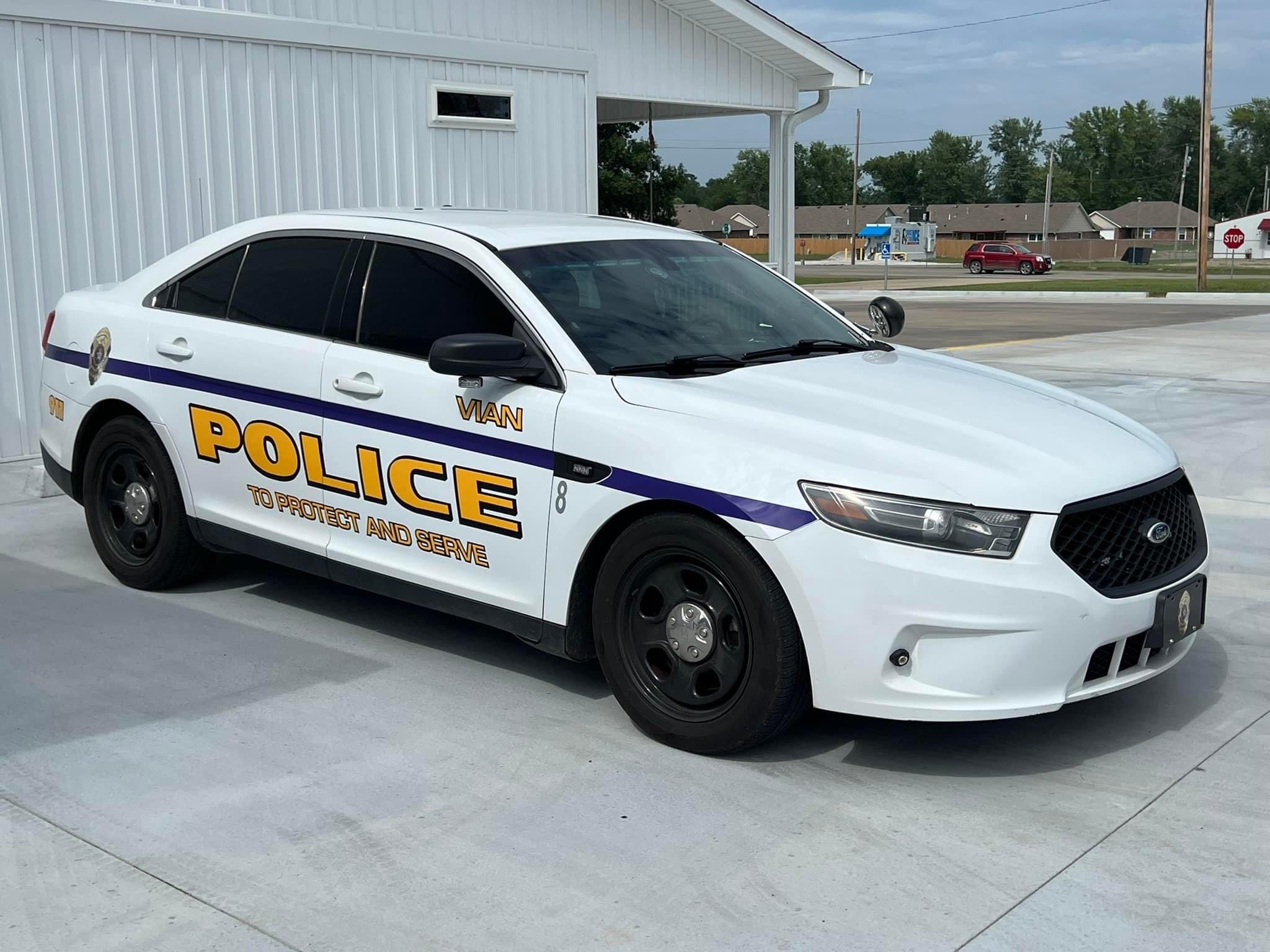 Vian police car color scheme unveiled - Sequoyah County Times