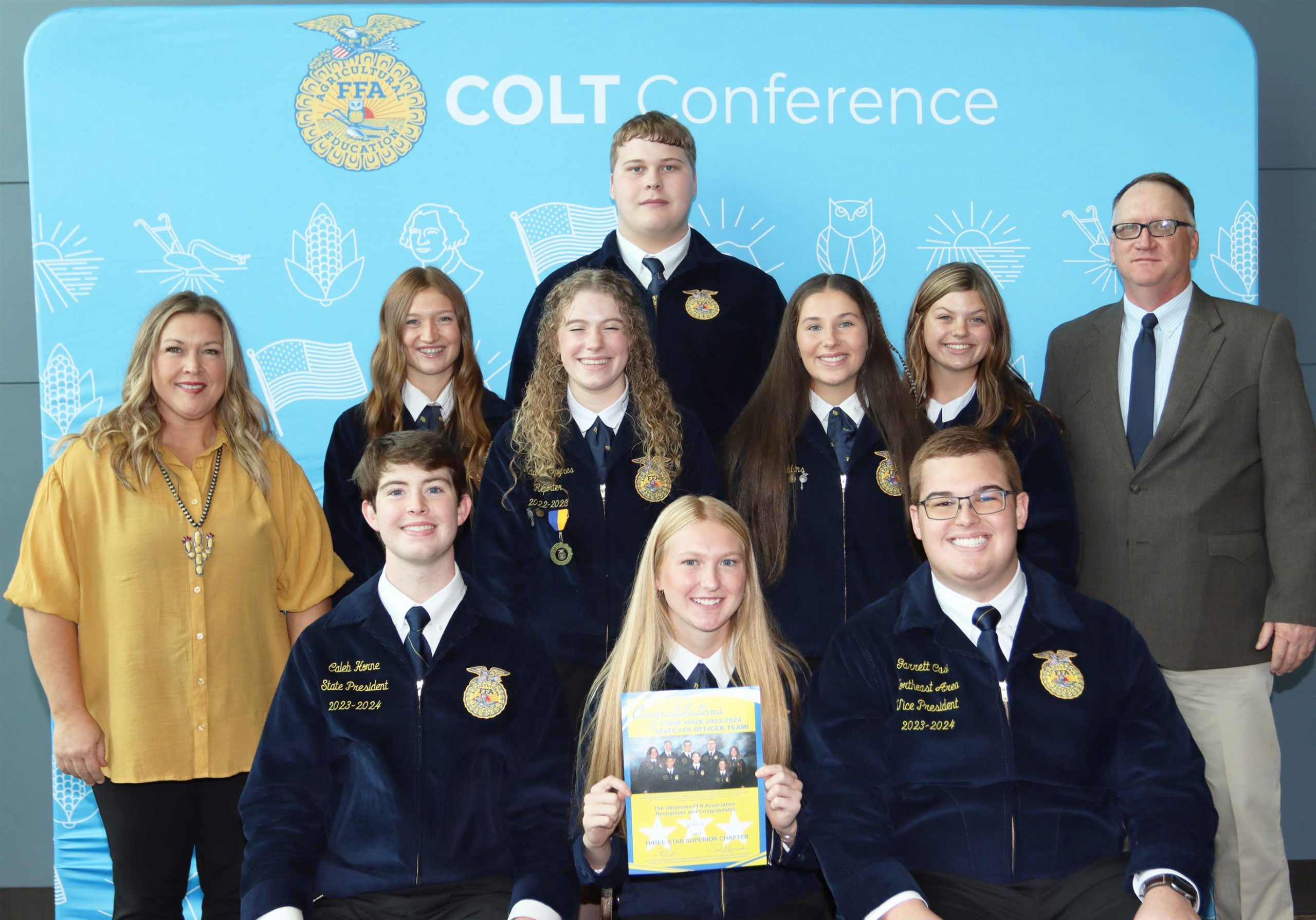 Vian FFA chapter officers attend annual COLT Conference - Sequoyah County Times