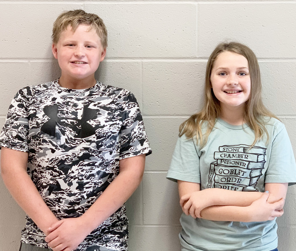 2 named Students of the Month at SMS - Sequoyah County Times