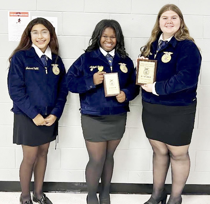 Gans FFA finishes 2nd, 3rd in Creed Speaking - Sequoyah County Times
