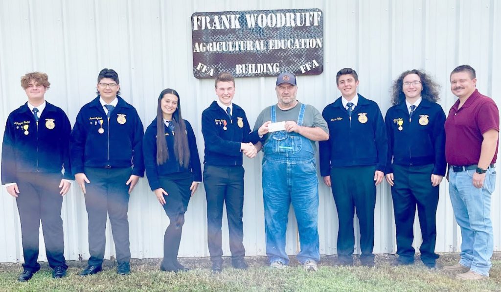 Gans FFA thanks Masonic Lodge - Sequoyah County Times