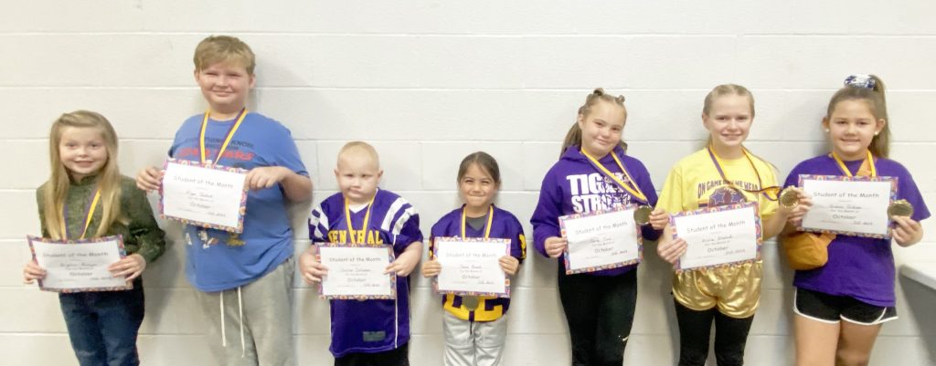 Central names October Students of the Month - Sequoyah County Times