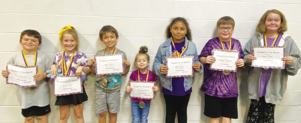 Central names September Students of the Month - Sequoyah County Times