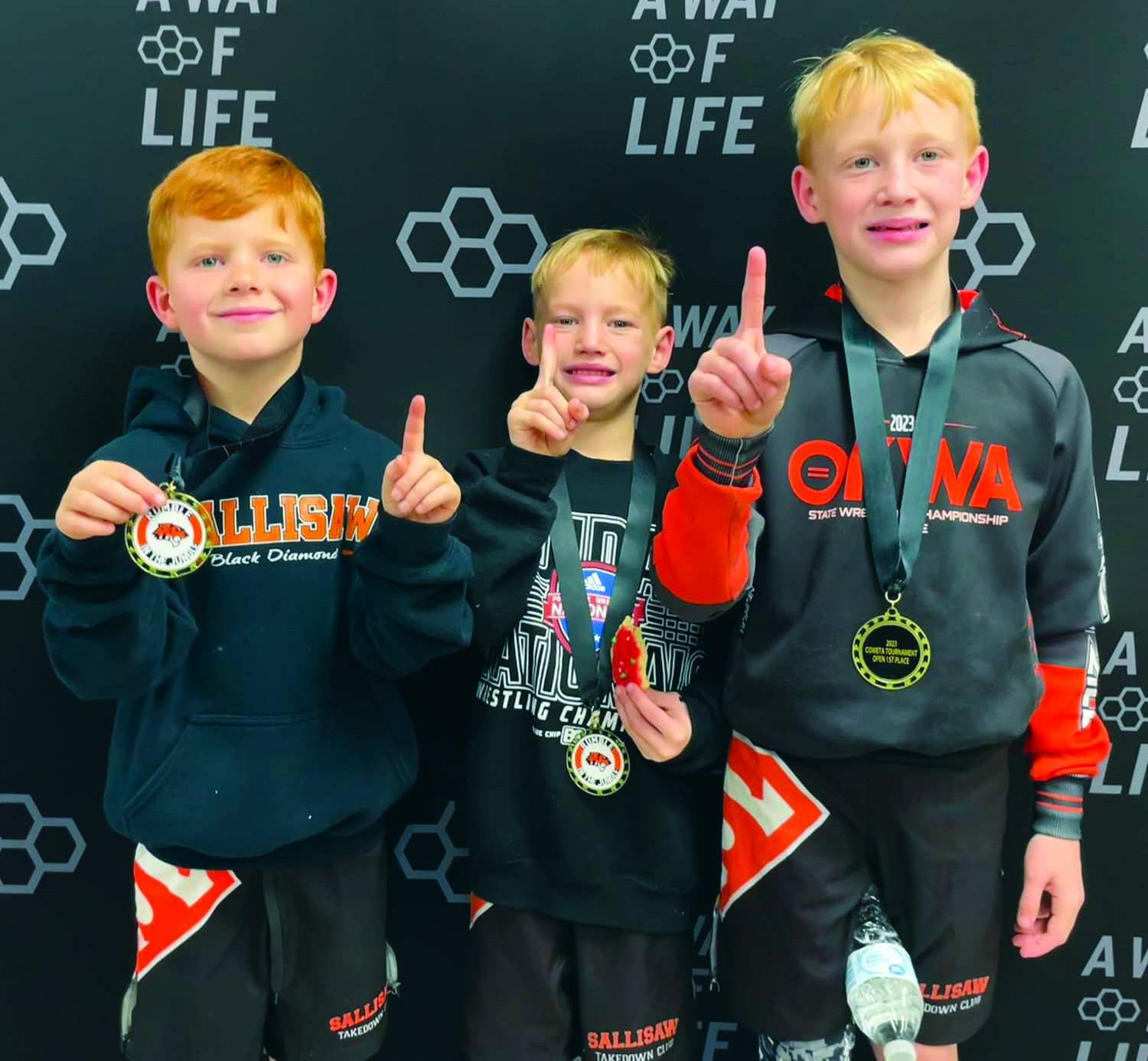 Sallisaw Takedown Club Youth wrestlers win titles, medals in 3 different tournaments - Sequoyah ...