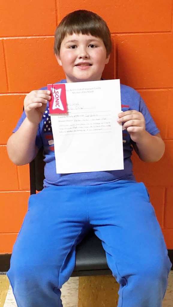 O’Neal is Member of the Month - Sequoyah County Times