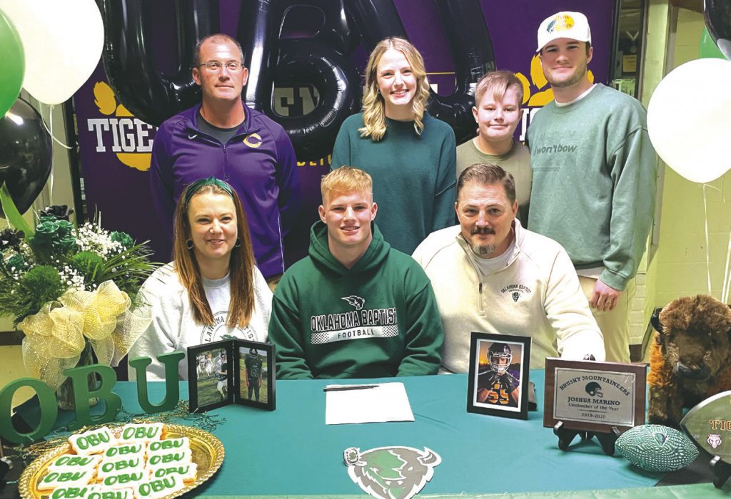 Central lineman signs football letter with OBU - Sequoyah County Times