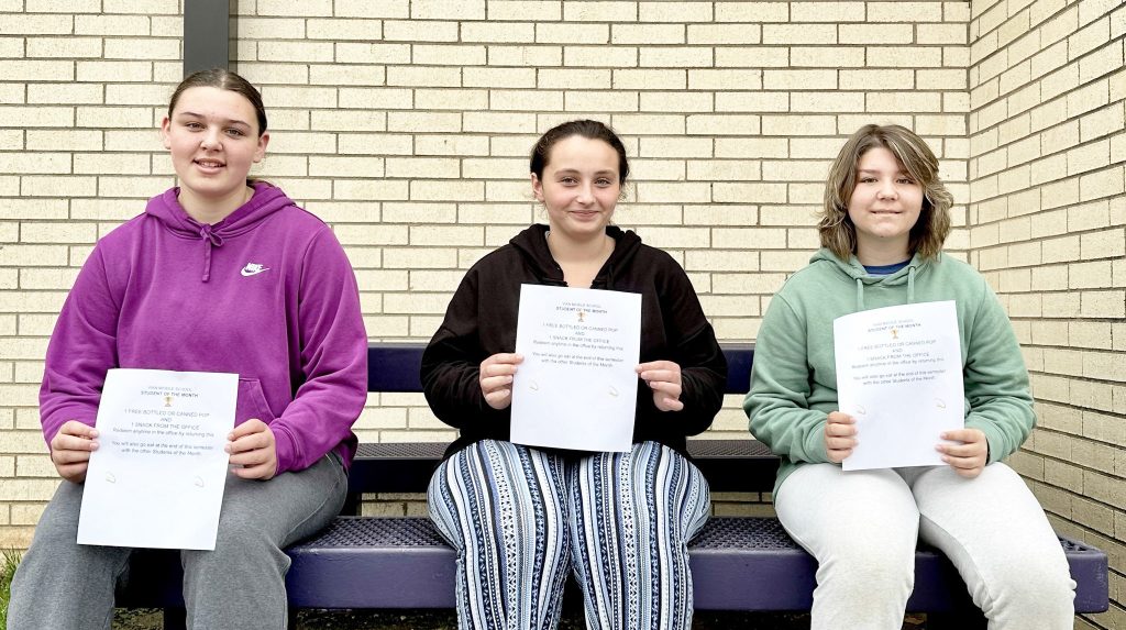 Vian names Students of the month - Sequoyah County Times