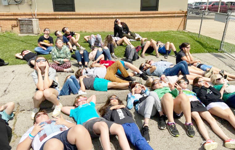 Gore students view eclipse - Sequoyah County Times