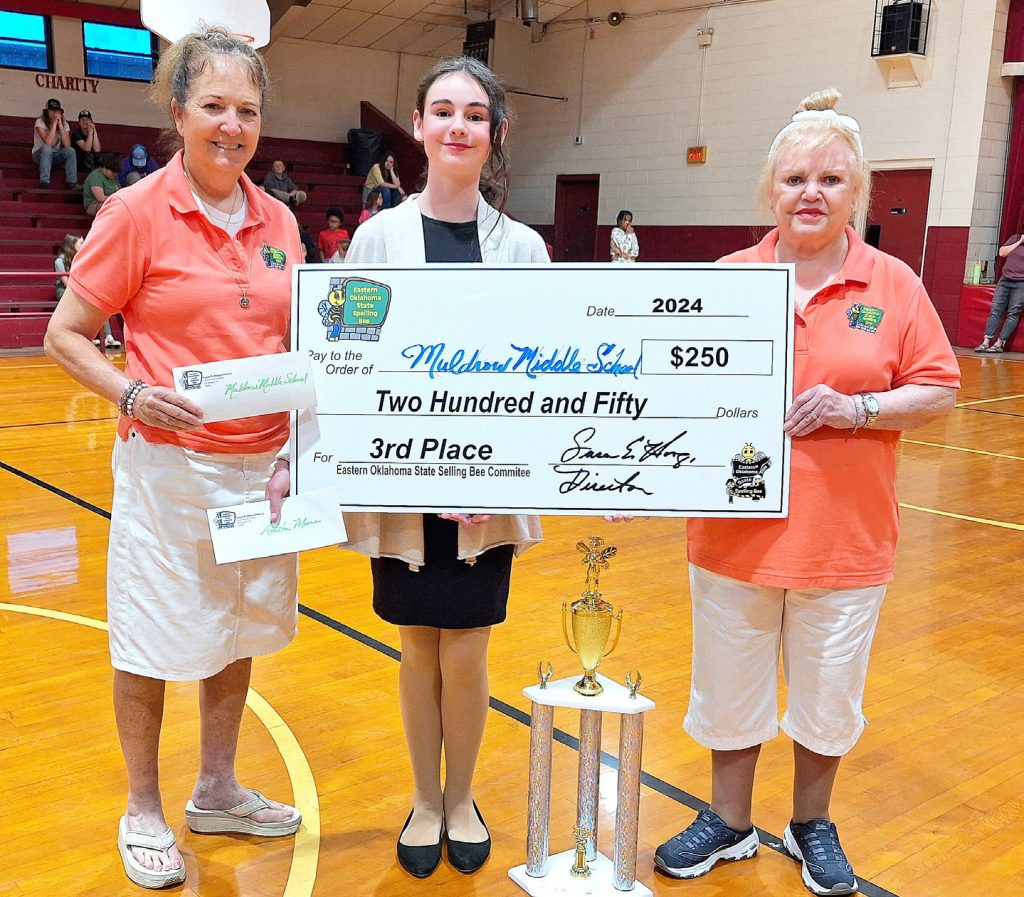 Muldrow 6th grader finishes 3rd at state Spelling Bee - Sequoyah County Times