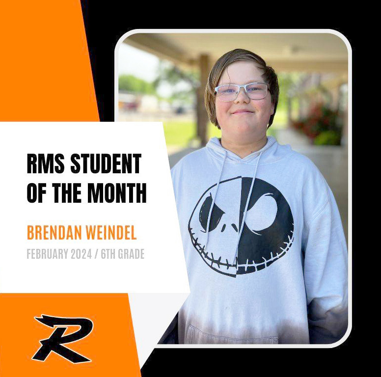RMS names Students of the Month - Sequoyah County Times
