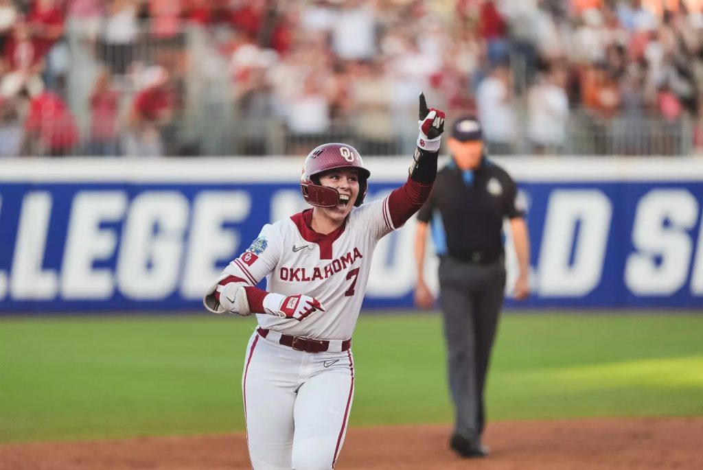 Sooners power past Texas in WCWS Championship Series opener - Sequoyah County Times