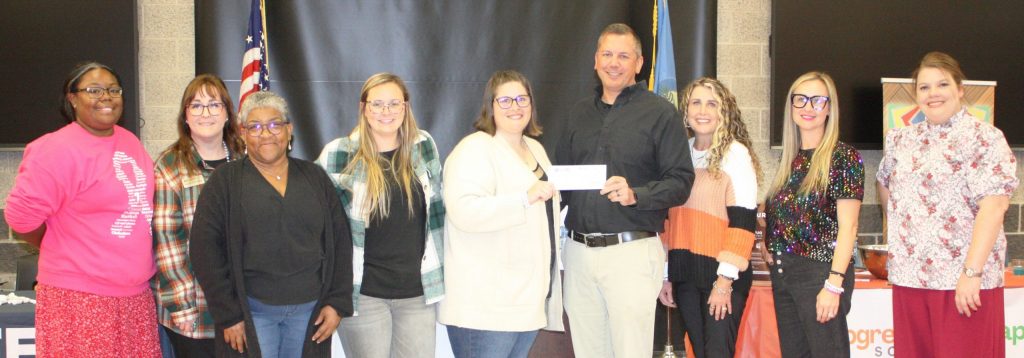 Check presented to Women In Business - Sequoyah County Times