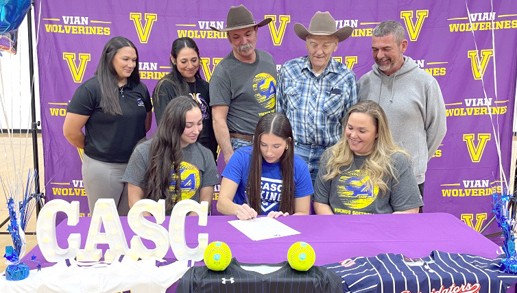 Lady Wolverine signs with CASC - Sequoyah County Times