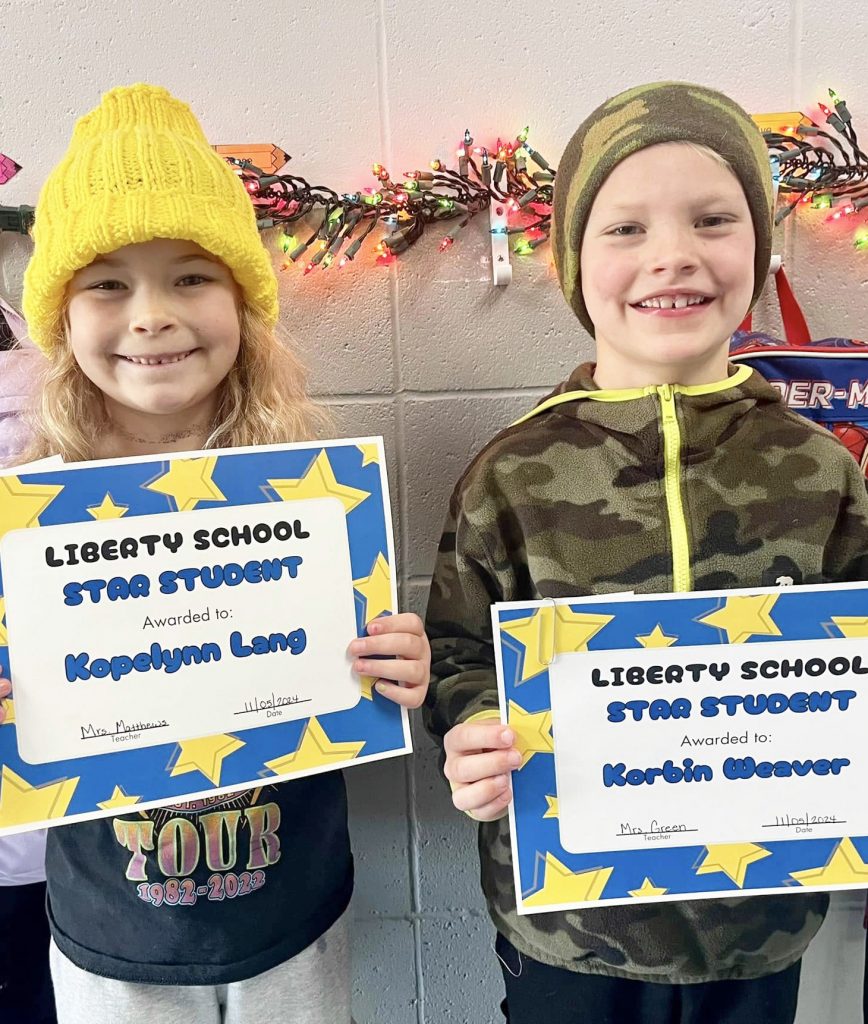 First grade STAR students recognized - Sequoyah County Times