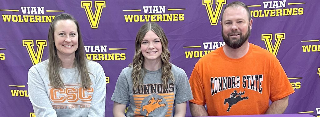 Vian cheerleader signs letter of intent with Connors State - Sequoyah ...